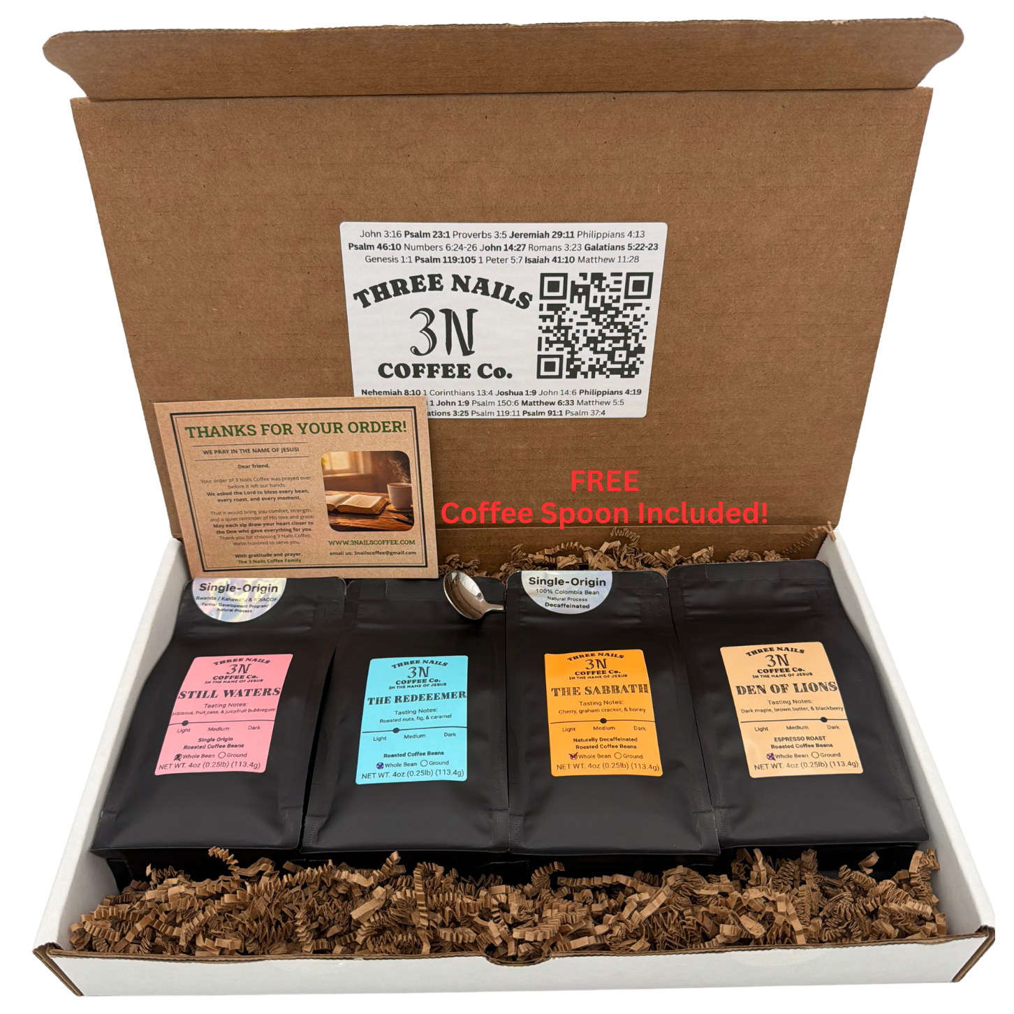 1 Pound Sample/Gift Set - Three Nails Coffee Co.